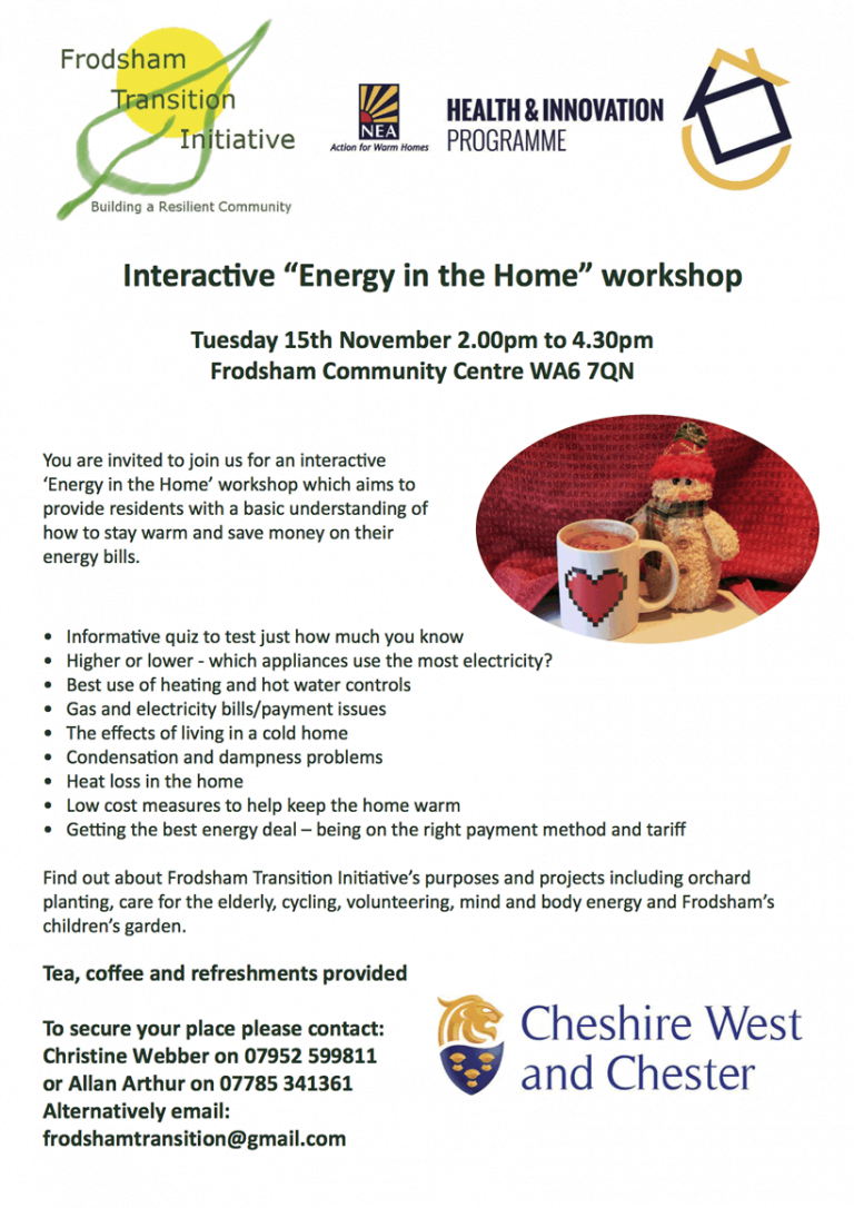 Interactive Energy in the Home Workshop