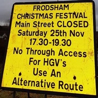Frodsham Christmas Festival Saturday 25th November 2023 Road Closure ...